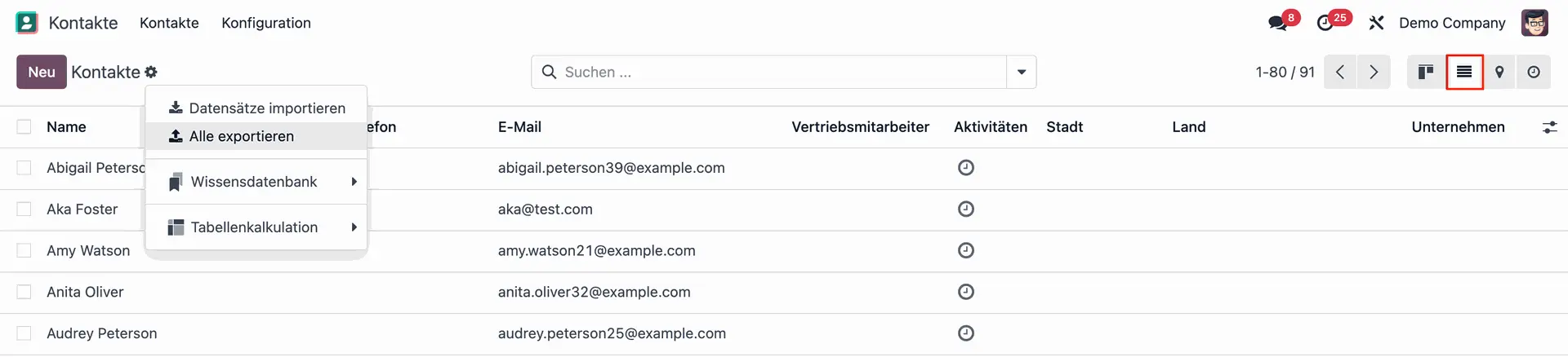 Odoo Tutorial | Import & Export Data in Odoo 18