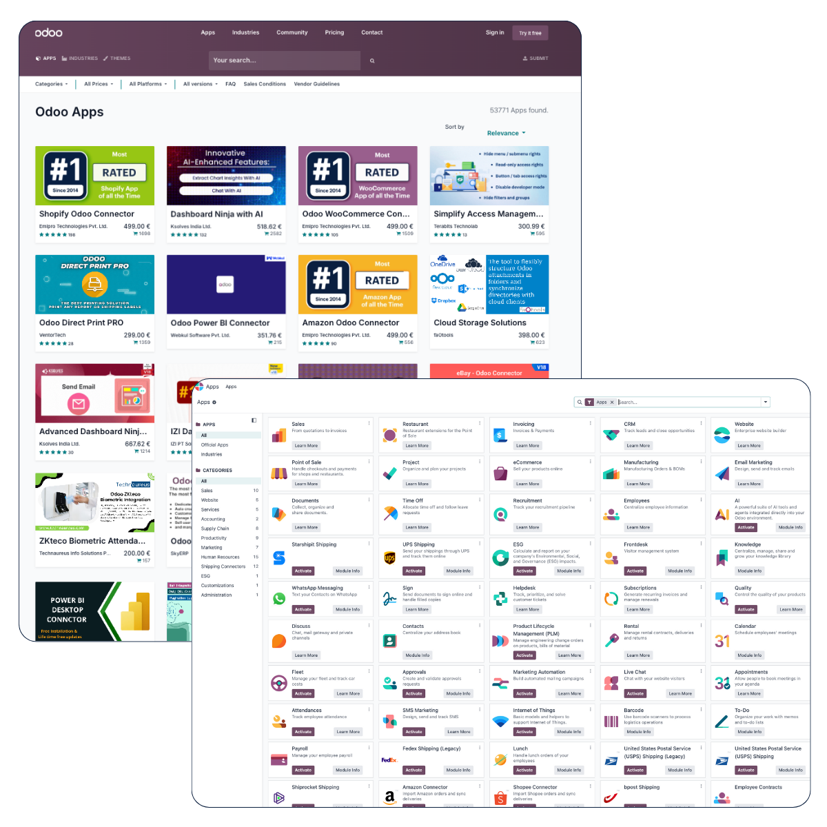 Discover Odoo Apps | 80+ Business Tools for Every Need