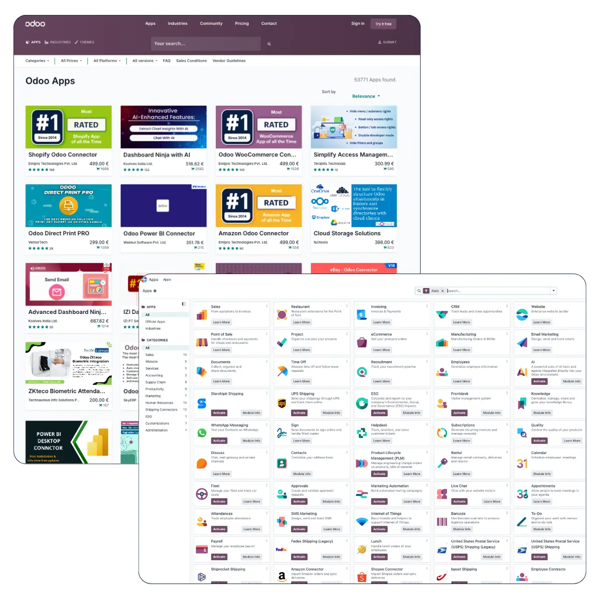 Discover Odoo Apps | 80+ Business Tools for Every Need