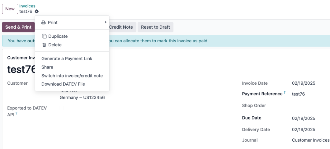 Odoo DATEV API Integration | much. Consulting