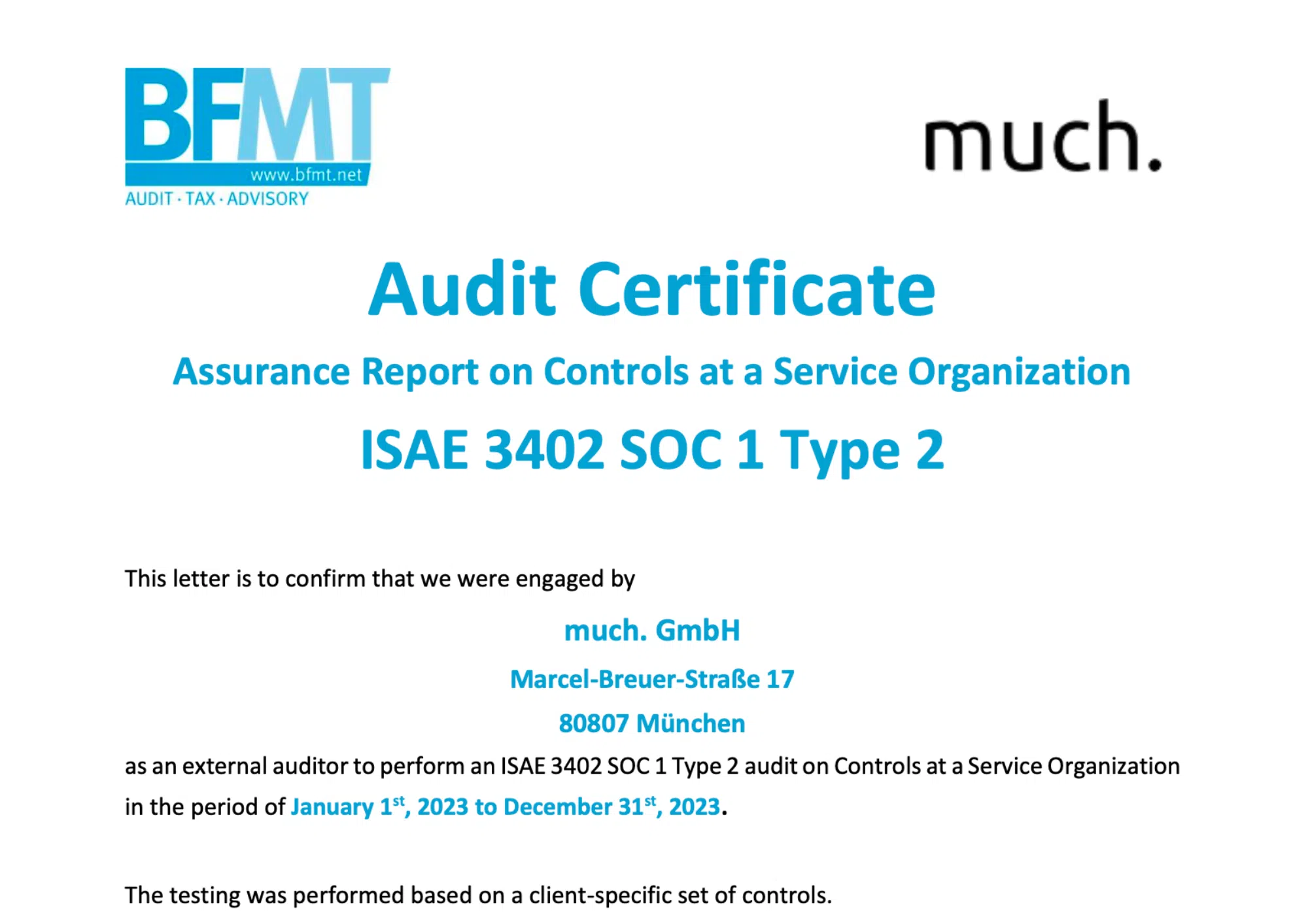 Odoo compliance: much. Consulting is ISAE 3402 certified